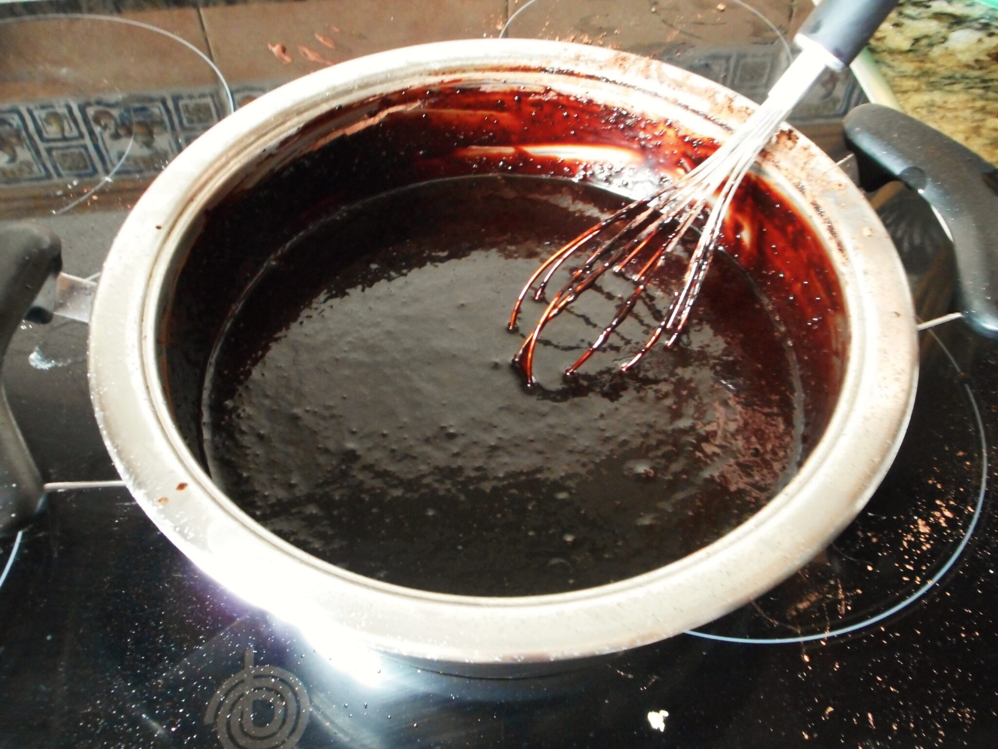 Glaseado de chocolate espejo - Mi Querida Cocinera