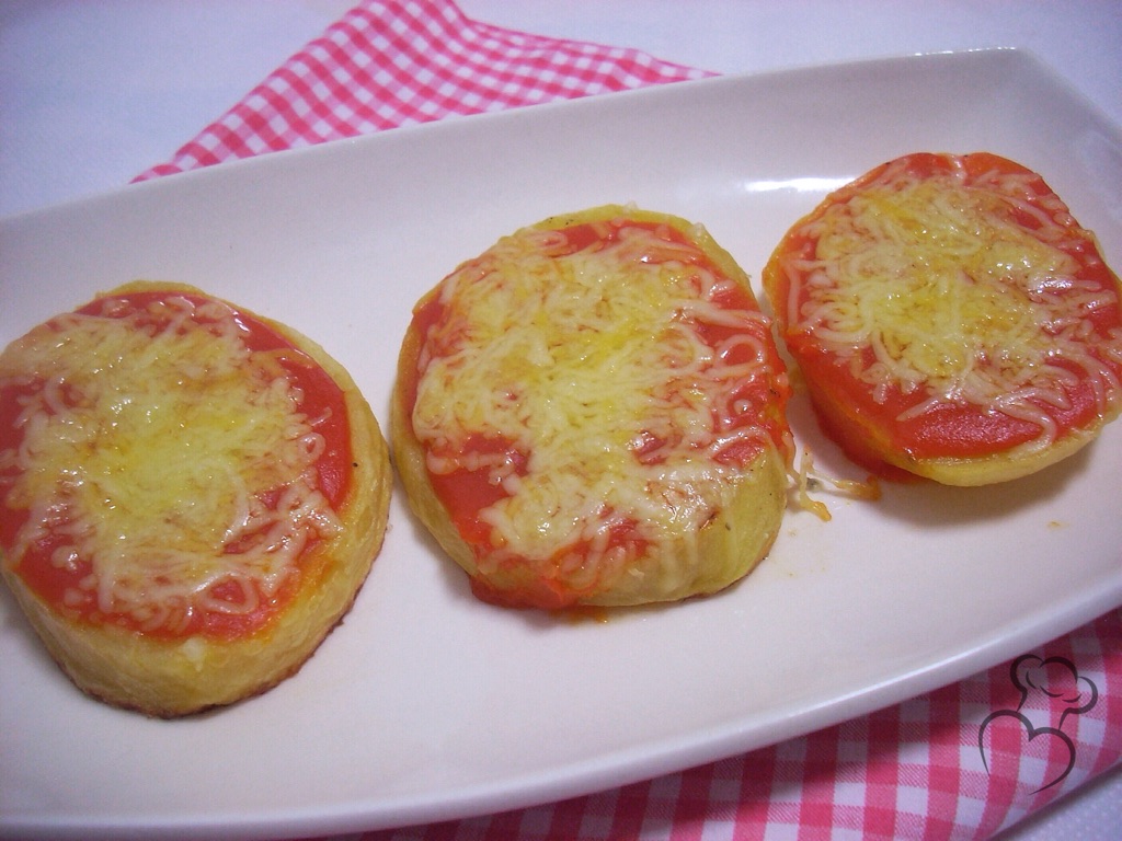 Rodajas de patata estilo pizzeta - Mi Querida Cocinera